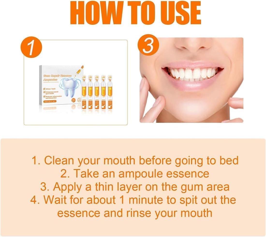 Gum Repair Treatment Ampoules Oral & Gum Care Essence for Tartar ...