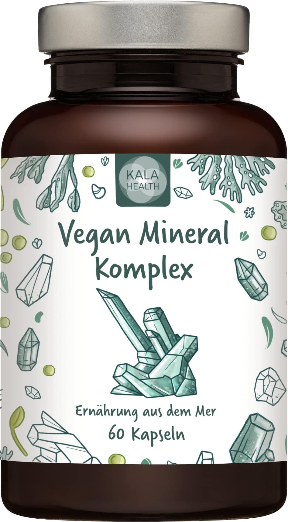Kala Health Vegan Mineral Complex - 180 Capsules of Seaweed & Sea Water ...