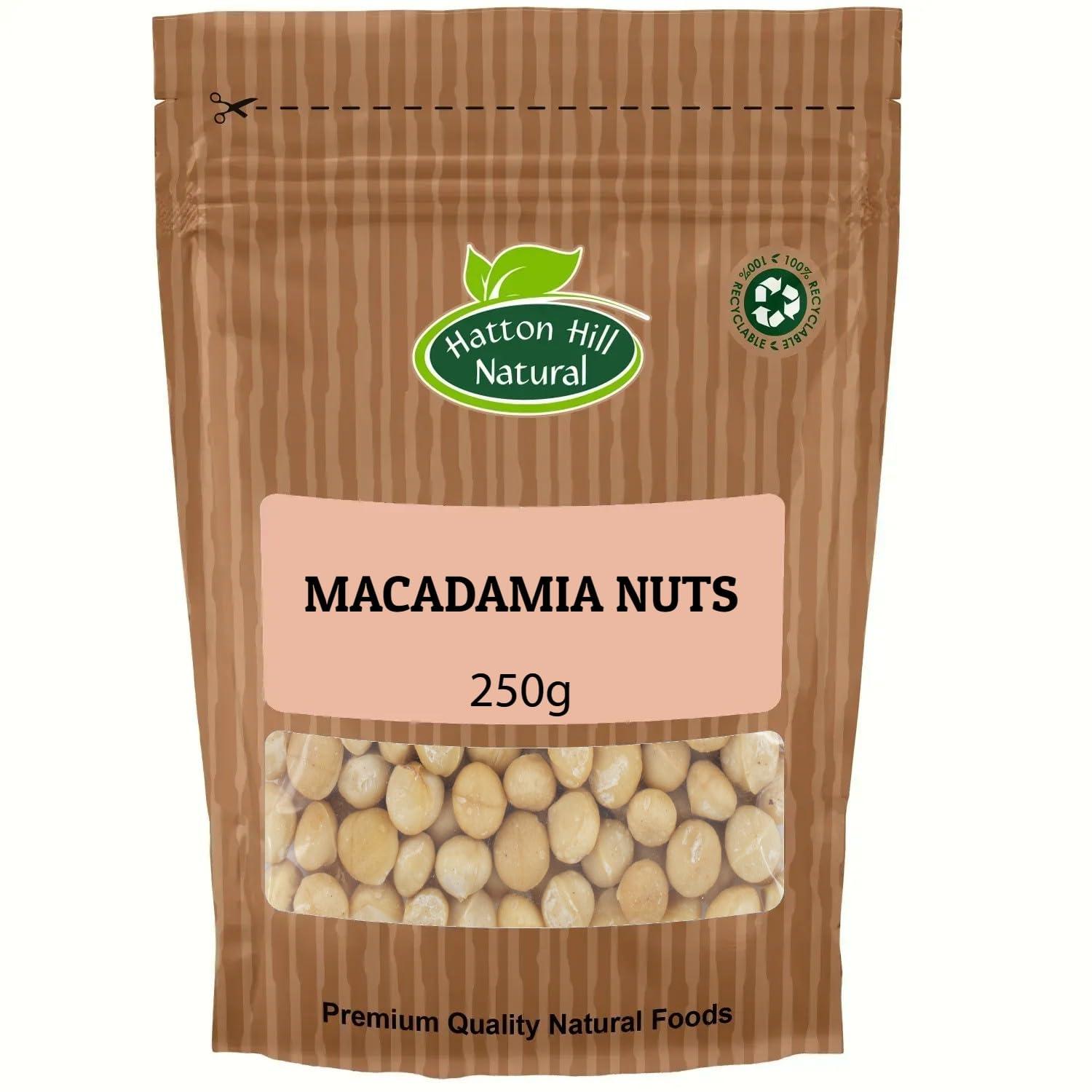 Macadamia Nuts 250g by Hatton Hill | Buy Now with Express International Delivery | GoSupps.com