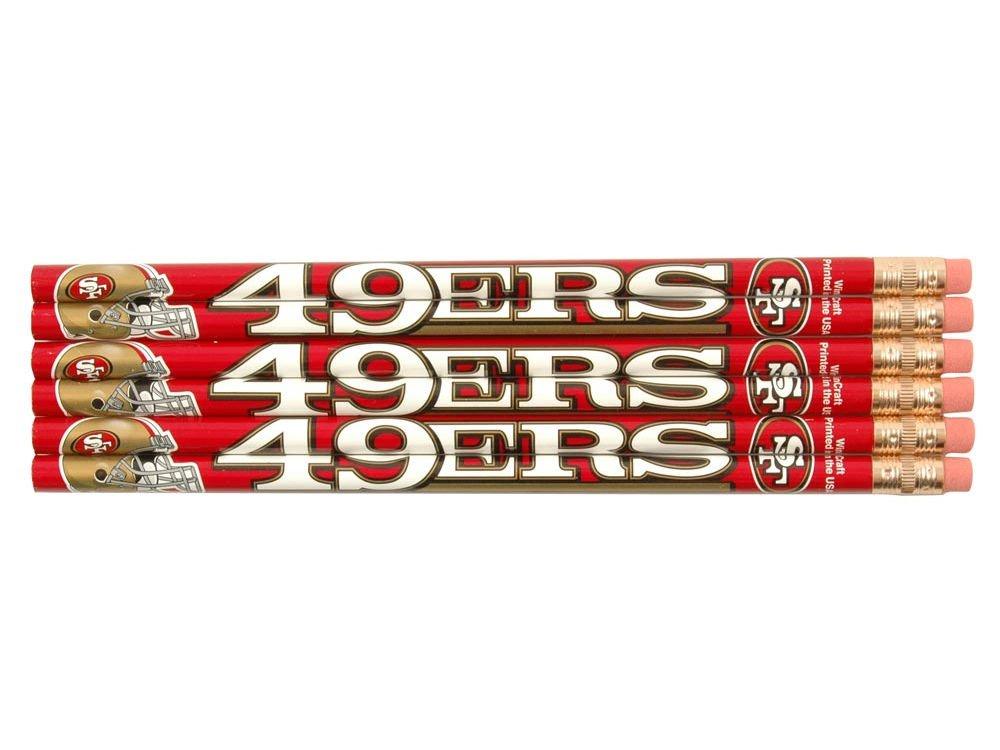 WinCraft NFL San Francisco 49ers Pencil Set - Pack of 6 | Buy Now with ...