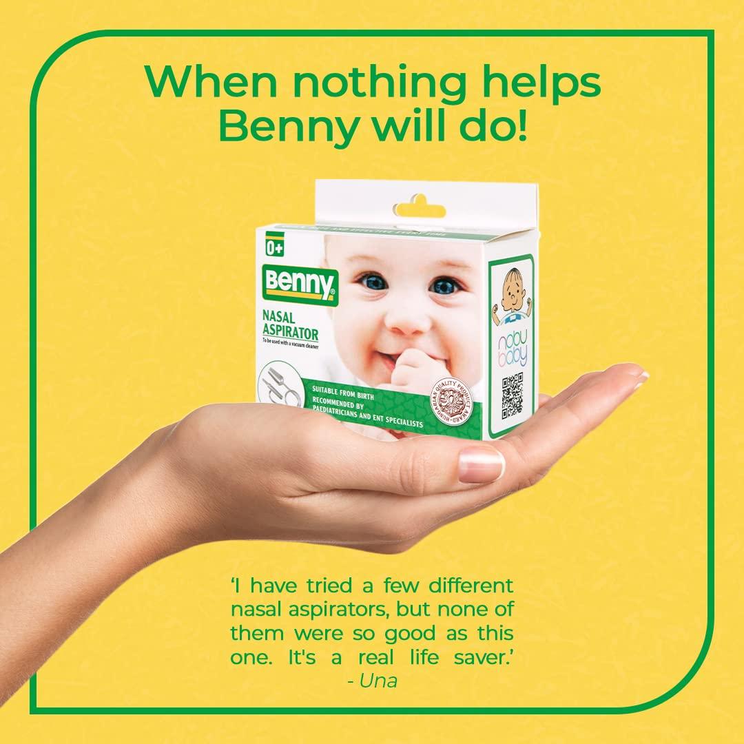 Benny Nasal Aspirator - Gentle & Effective Nose Cleaner for Sinus ...