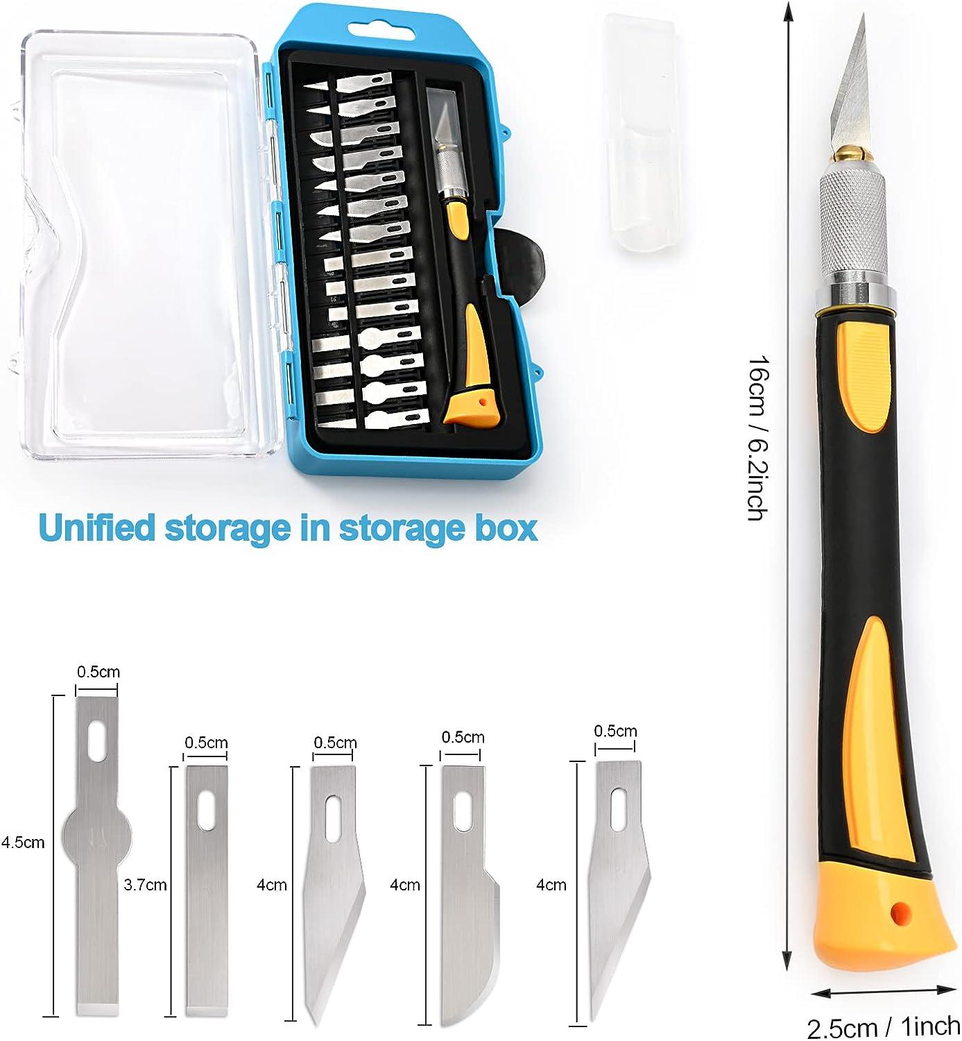 NEWISHTOOL Precision Hobby Knife Utility Exacto Knife Set with Sharp ...