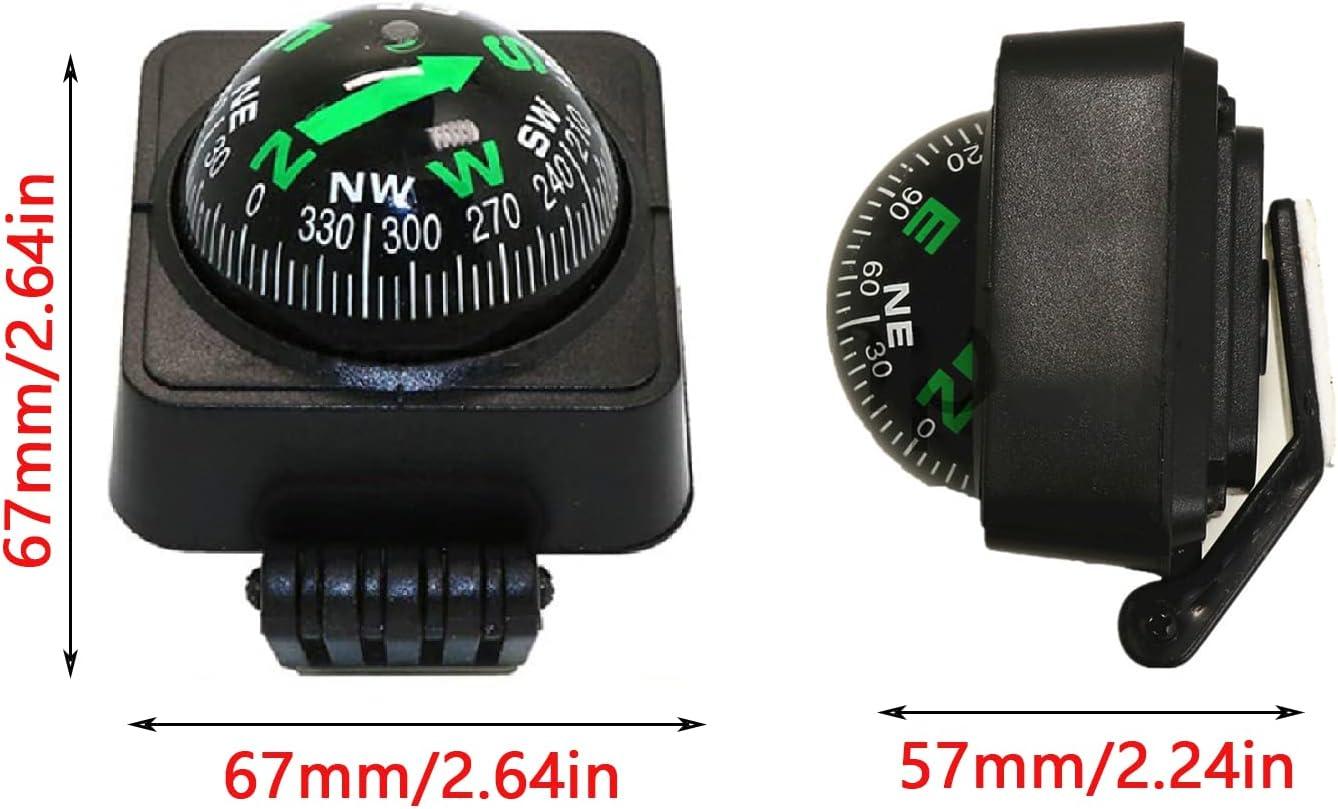 Buy Auto Compass | Universal Vehicle & Mini Pocket Compass - 2 Pieces ...