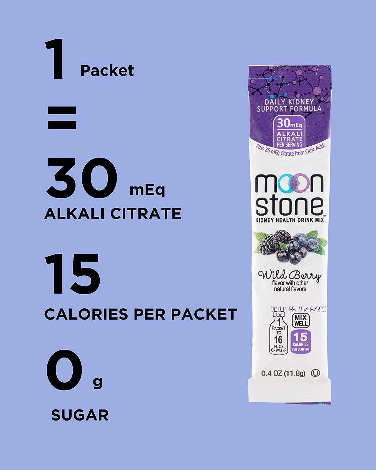 Moonstone Kidney Cleanse & Support Drink Mix - Keto Electrolyte ...