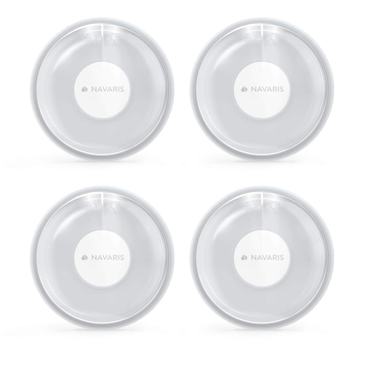 Navari's Milk Rabbit Shells - 4 Leak-Proof BPA-Free Breastfeeding ...