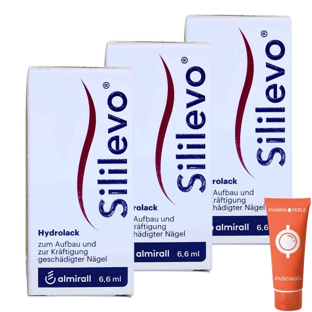Sililevo Hydrolack 3x6.6ml - Nail Strengthening & Repair for Damaged ...