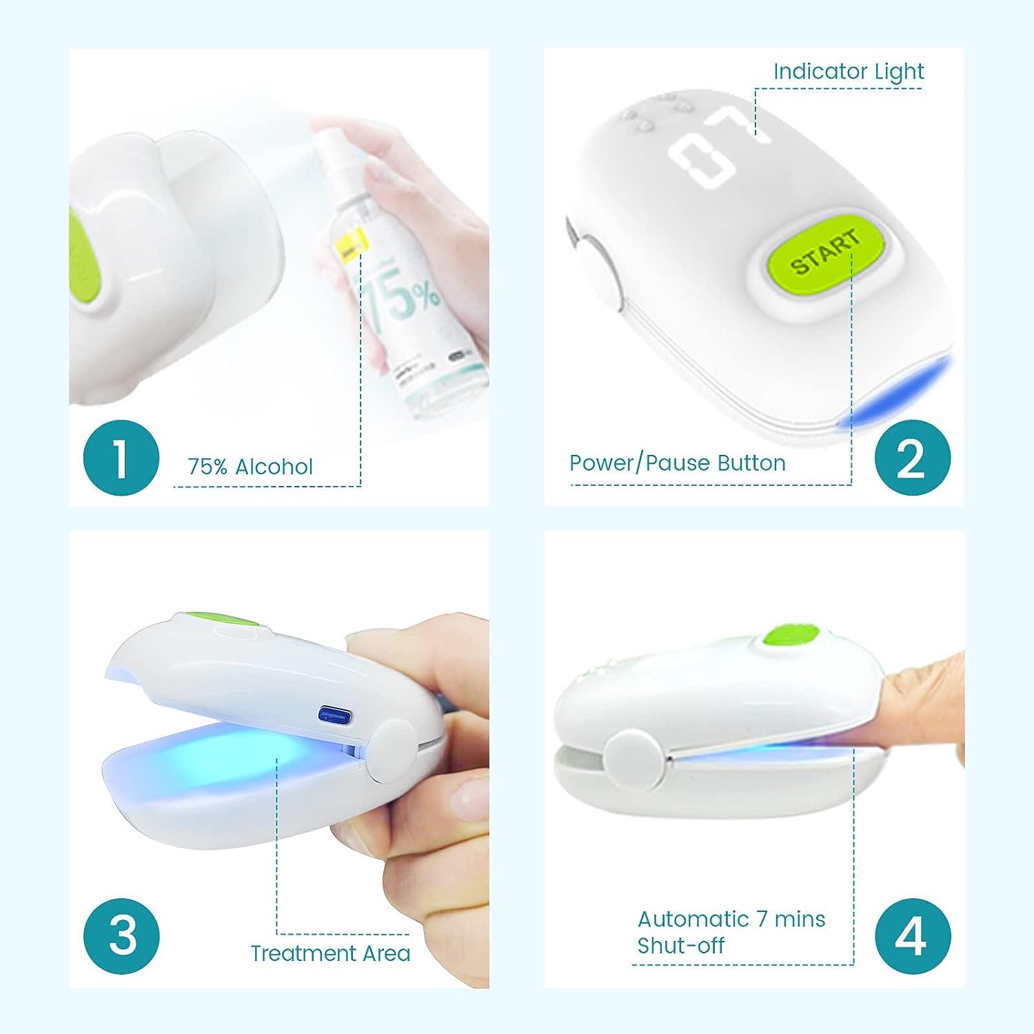 Revolutionary Home-Use Nail Fungus Laser Treatment - Rechargeable ...