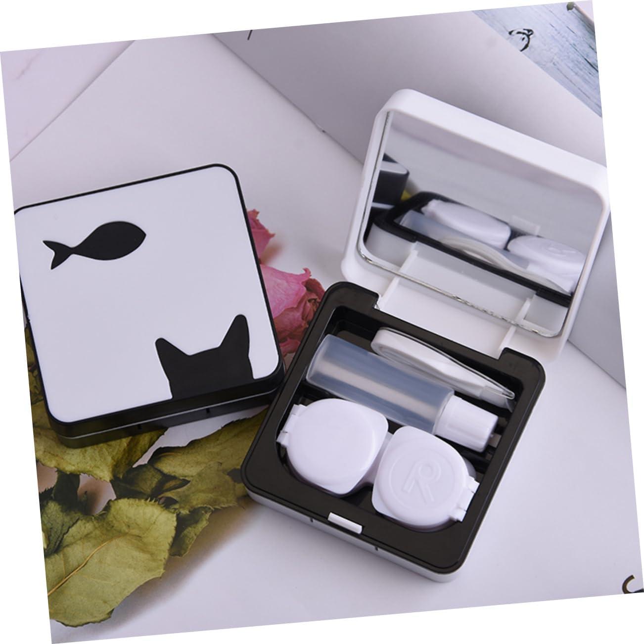 JECOMPRIS Lens Container Set - 6 Eye Lens Storage Boxes for Care ...