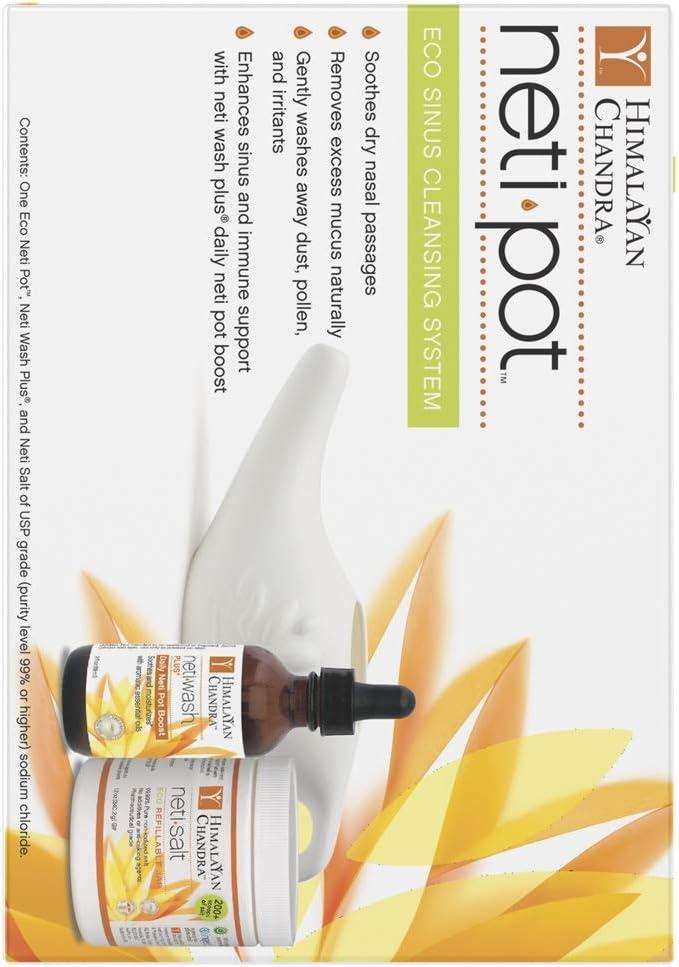 Himalayan Chandra ECO Neti Pot Sinus Cleansing System Starter Kit ...