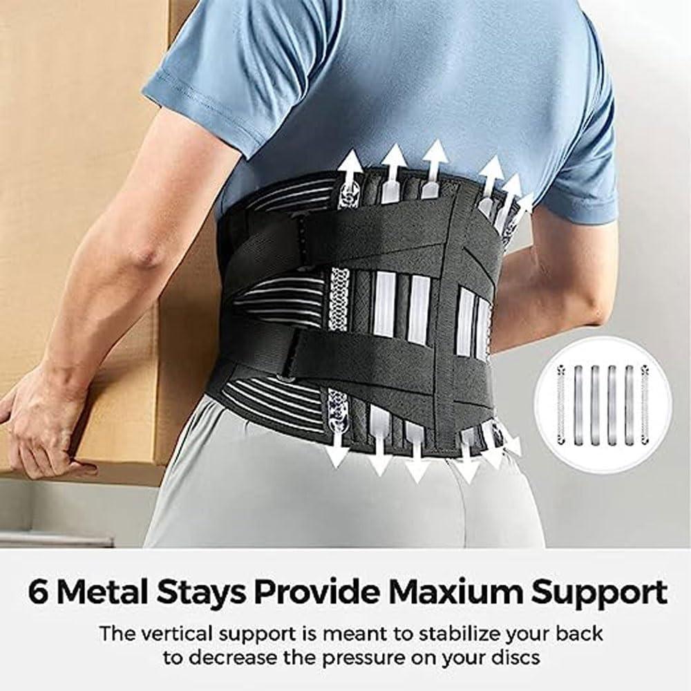 Back Pain Relief Bandage - Soft Elastic Lumbar Compression Belt for ...