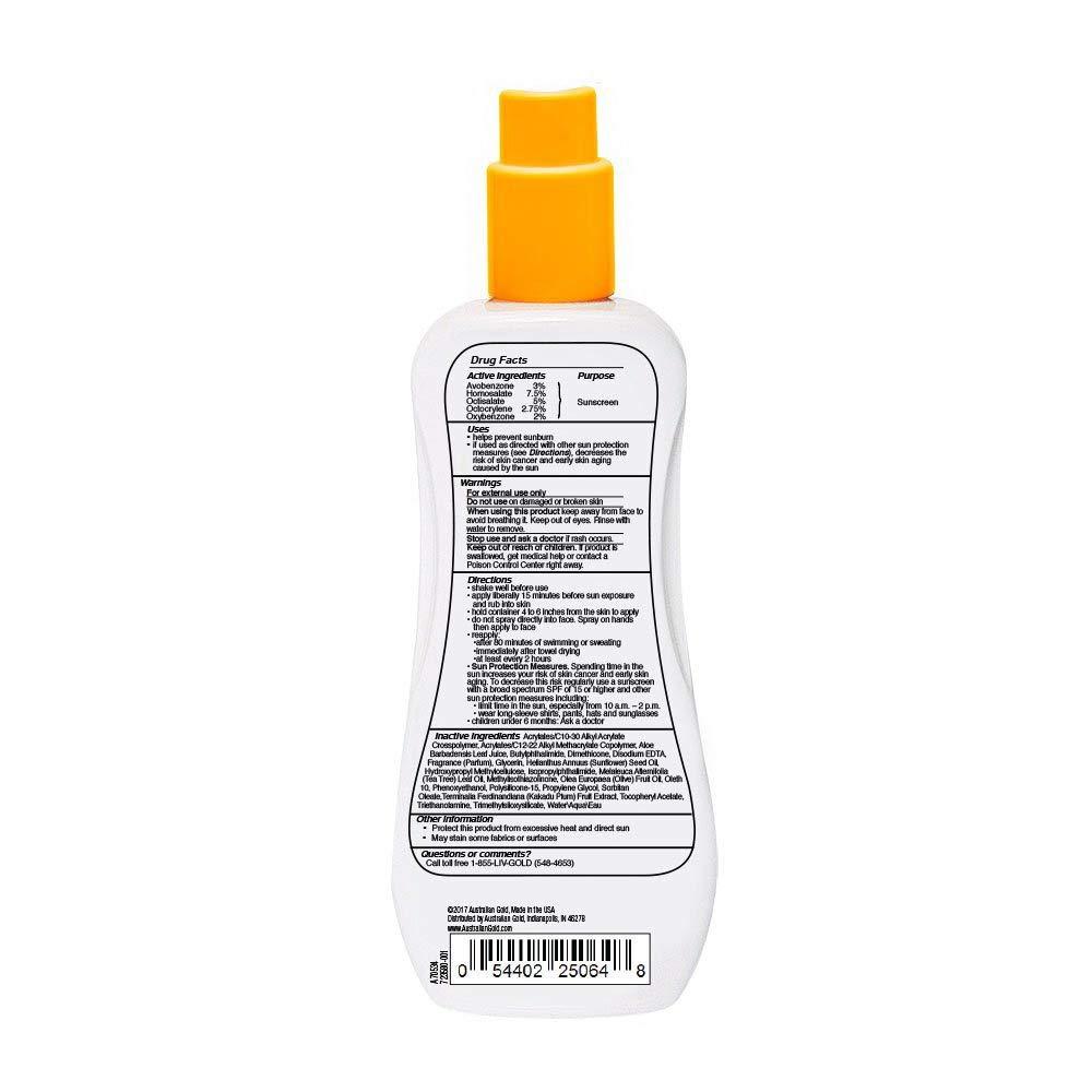 Australian Gold SPF 30 Spray Gel Ultimate Hydration 8 oz (235ml) - 3 Pack | Buy Now with Express ...