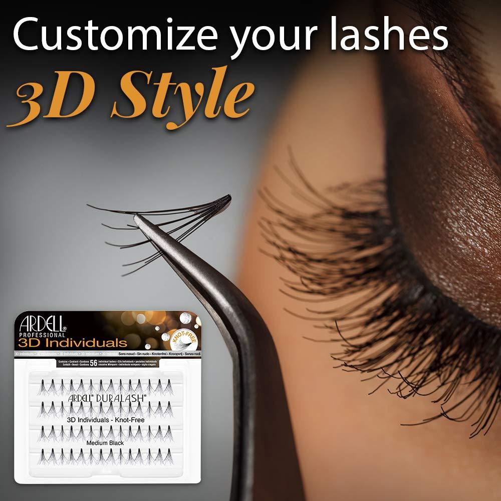 Ardell 3D Medium Black Individuals 4 Pack - Fluttery Eyelash Extensions | Buy Now with Express ...