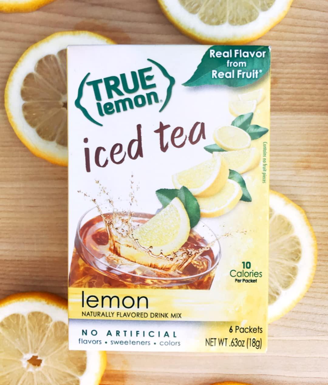 LEMON ICED TEA MIX by TRUE LEMON | Instant Powdered Drink Packets - Low ...