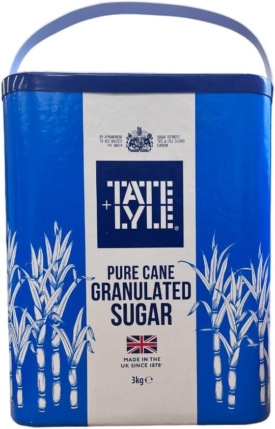 Pure cane Sugar Drum Pack of 3kg with Key Ring (Granulatede Sugar Drum ...