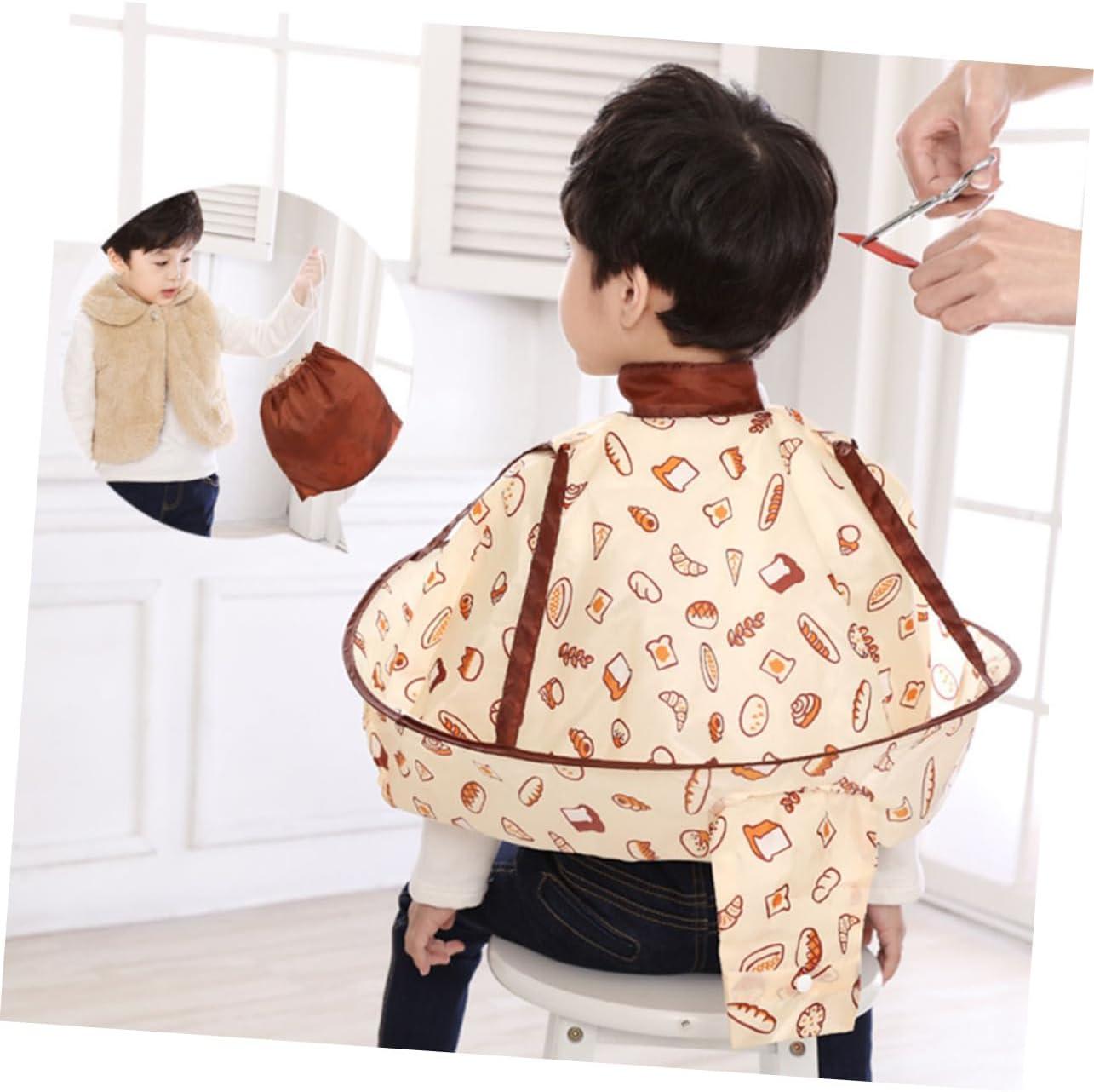 Angoily Aprons for Kids Hair Coloring Capes Barber Haircut Cape Robe ...