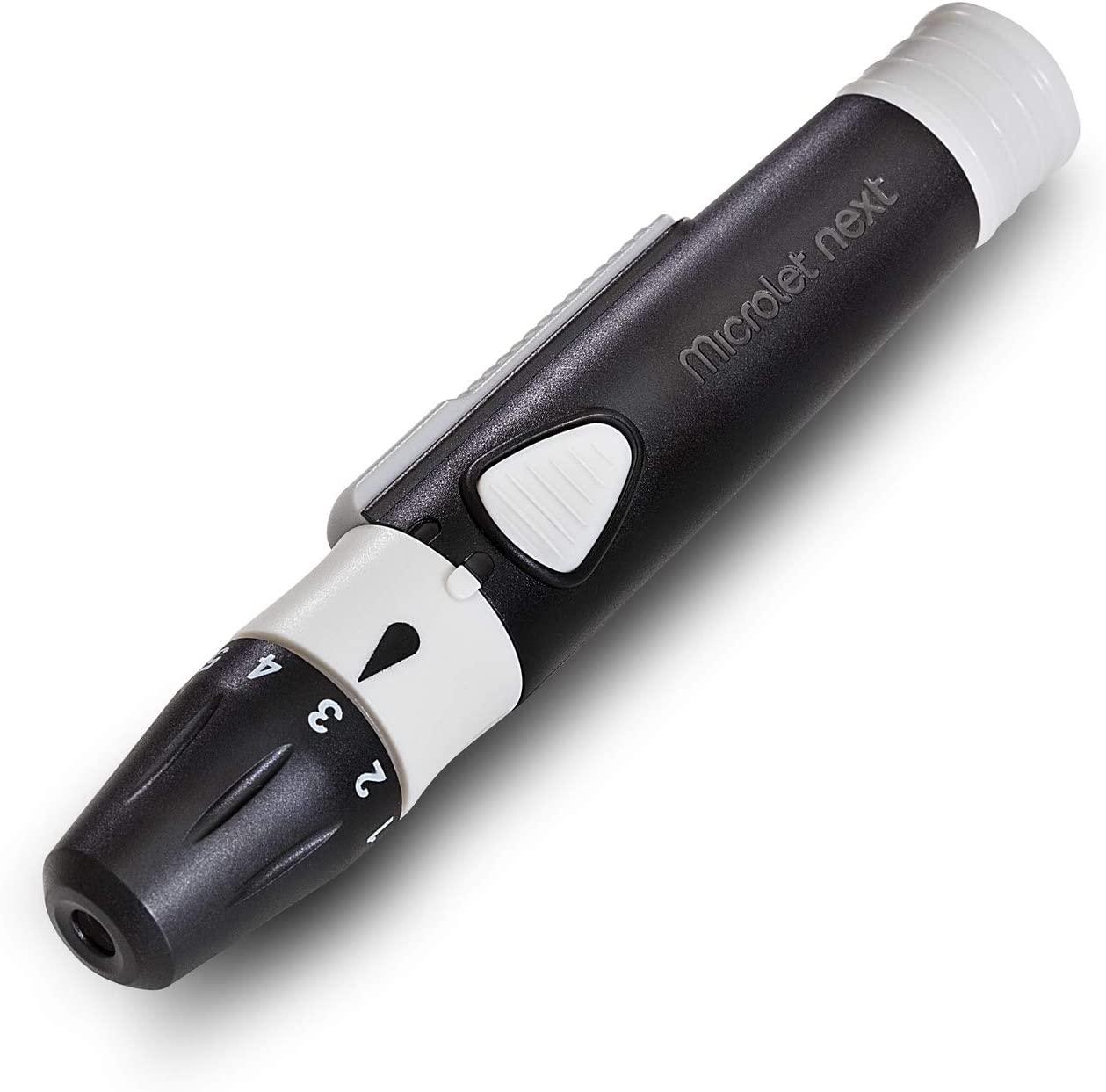 Microlet Lancing Device with 100 Active Forward 30g Lancets | Efficient ...