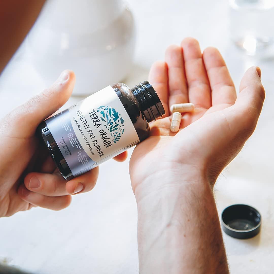 Terra Origin Healthy Fat Burner - 60 Capsules for Natural Weight Loss ...