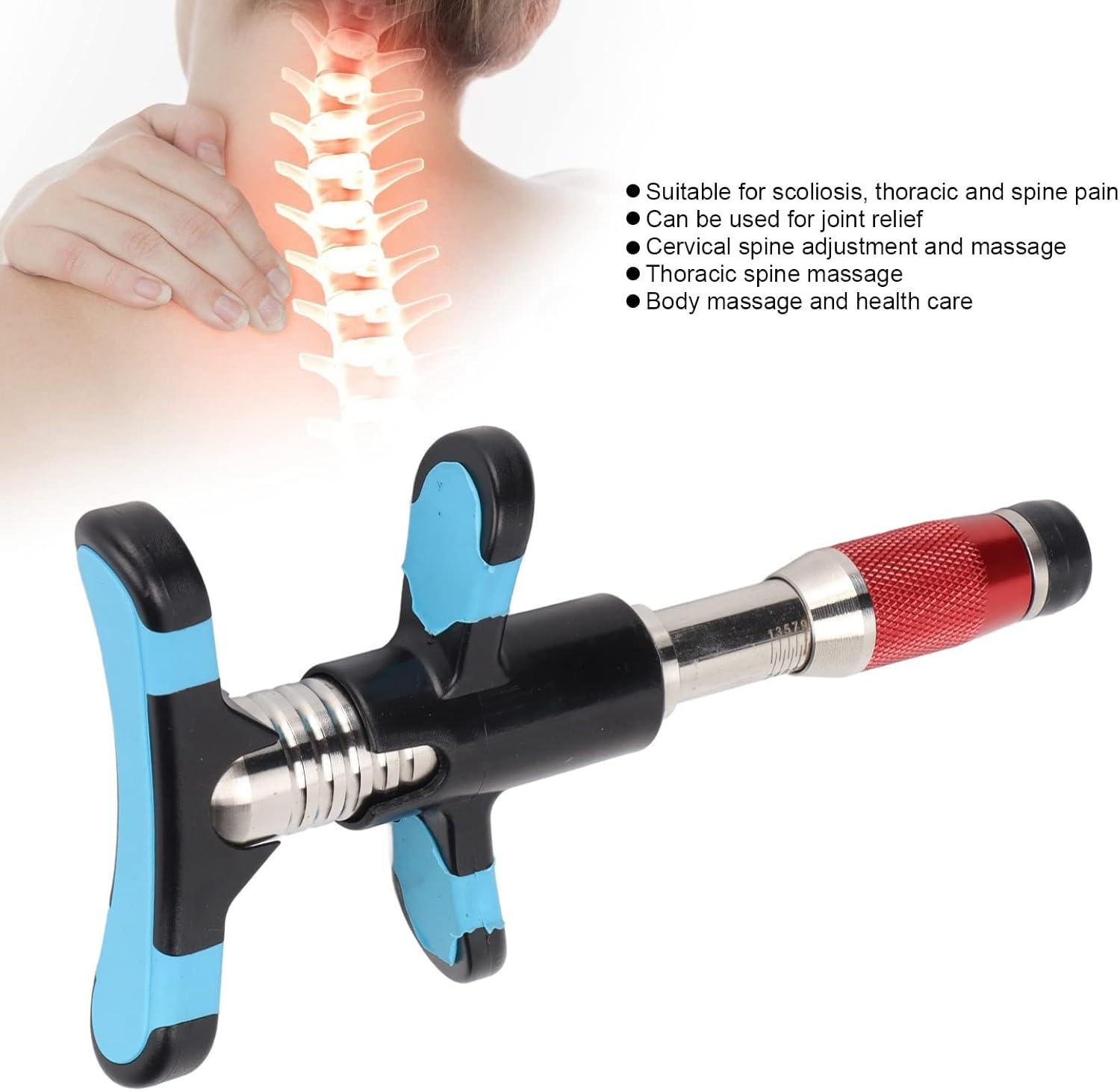 Manual Chiropractic Tool - 10-Speed Spine Adapter & Massage Device for ...