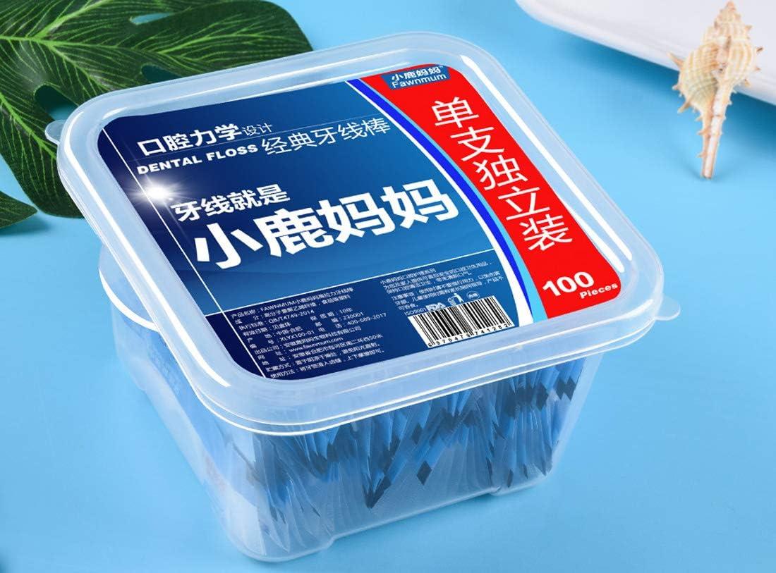 Fawn Mum Dental Floss Sticks - Individually Wrapped Teeth Cleaning (Box ...