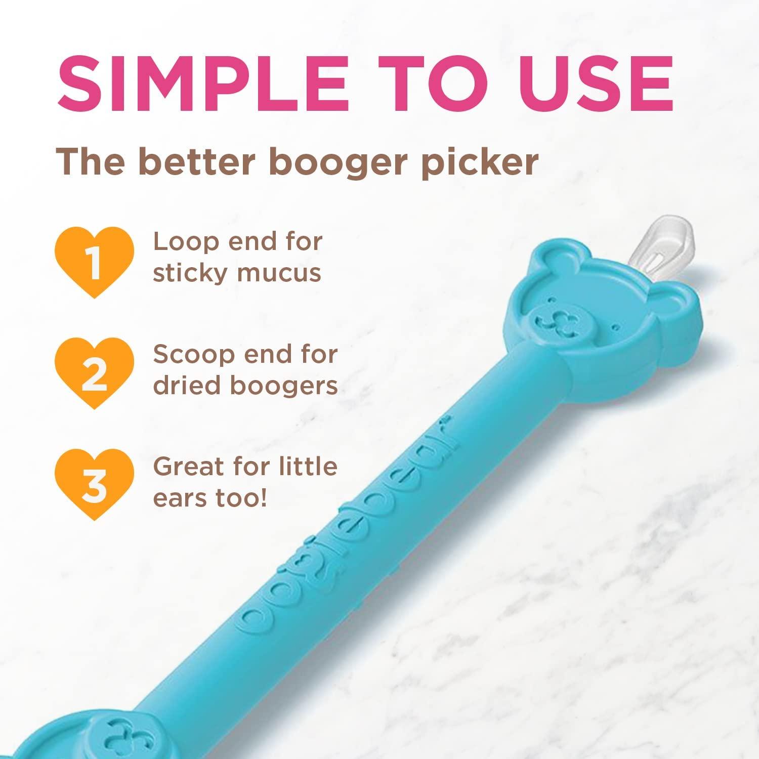 Oogiebear Bear Pair - Safe Baby Booger Cleaner & Nose Sucker | BPA Free ...