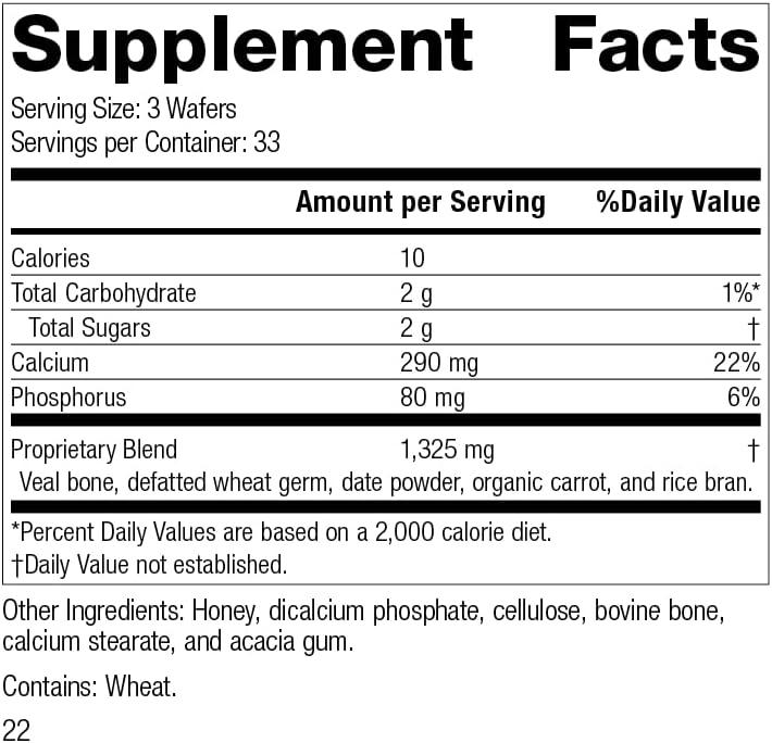 Standard Process Calcifood - Bone Strength & Calcium Absorption Support ...