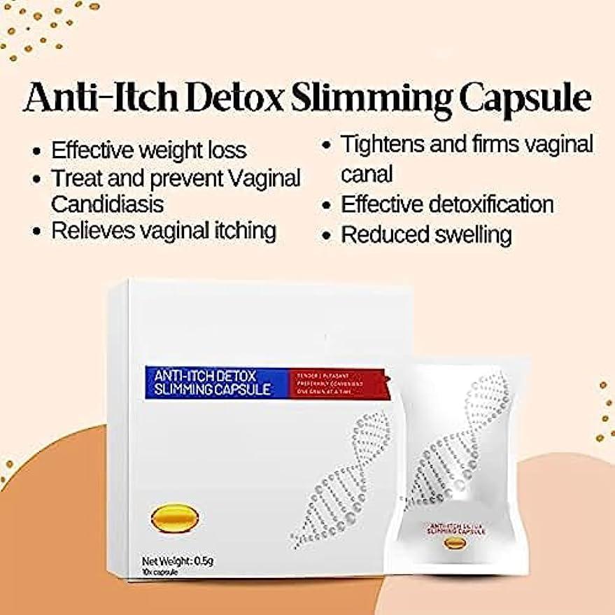 FemiPure Anti-Itch Detox Slimming Capsule Suppository - Natural ...