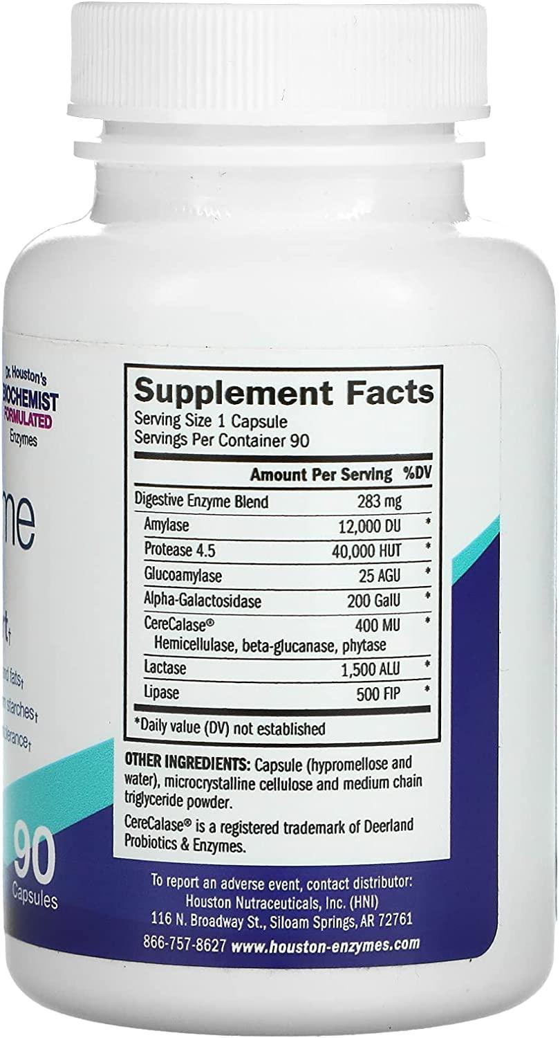 Buy Houston Enzymes Zyme Prime - Digestive Support Capsules (90 ct ...