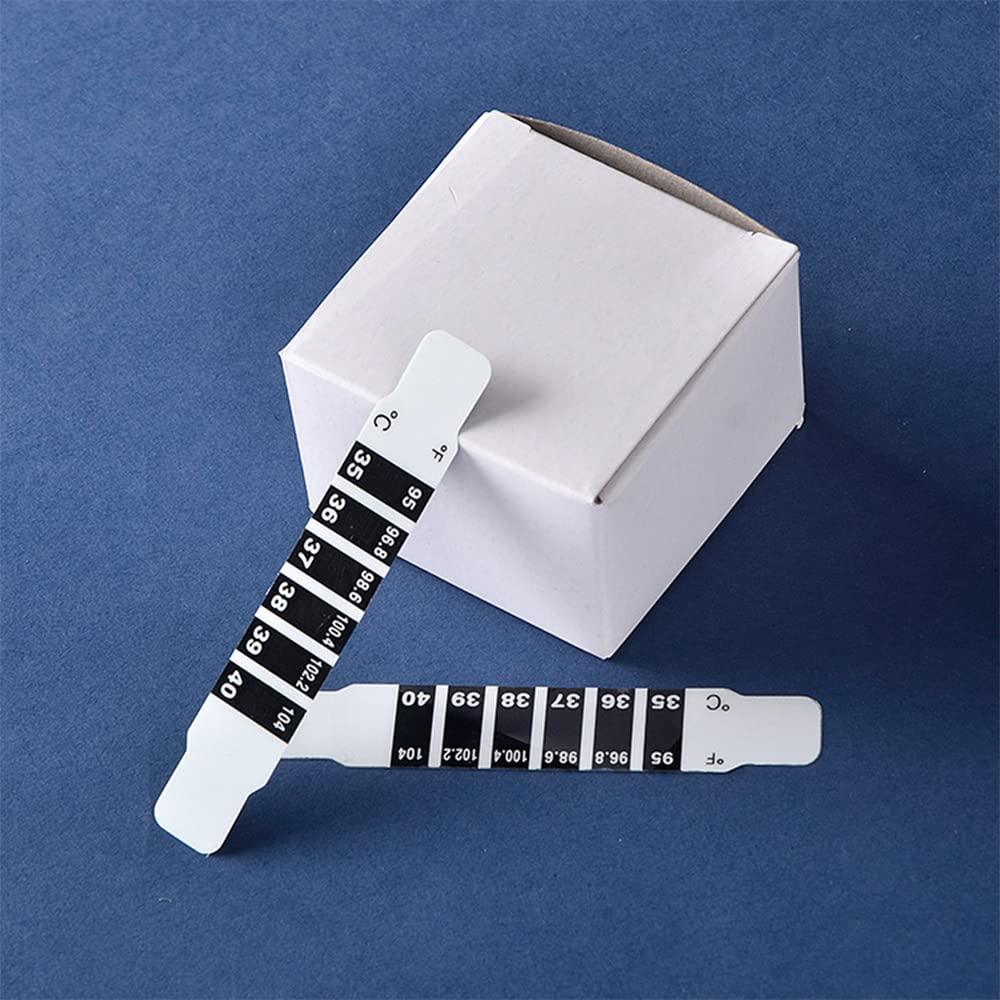 20 Pcs Forehead Temperature Thermometer Strips for Children and Elderly ...