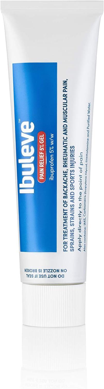 Ibuleve Pain Relief Gel 5% Ibuprofen - Clinically Proven Anti ...