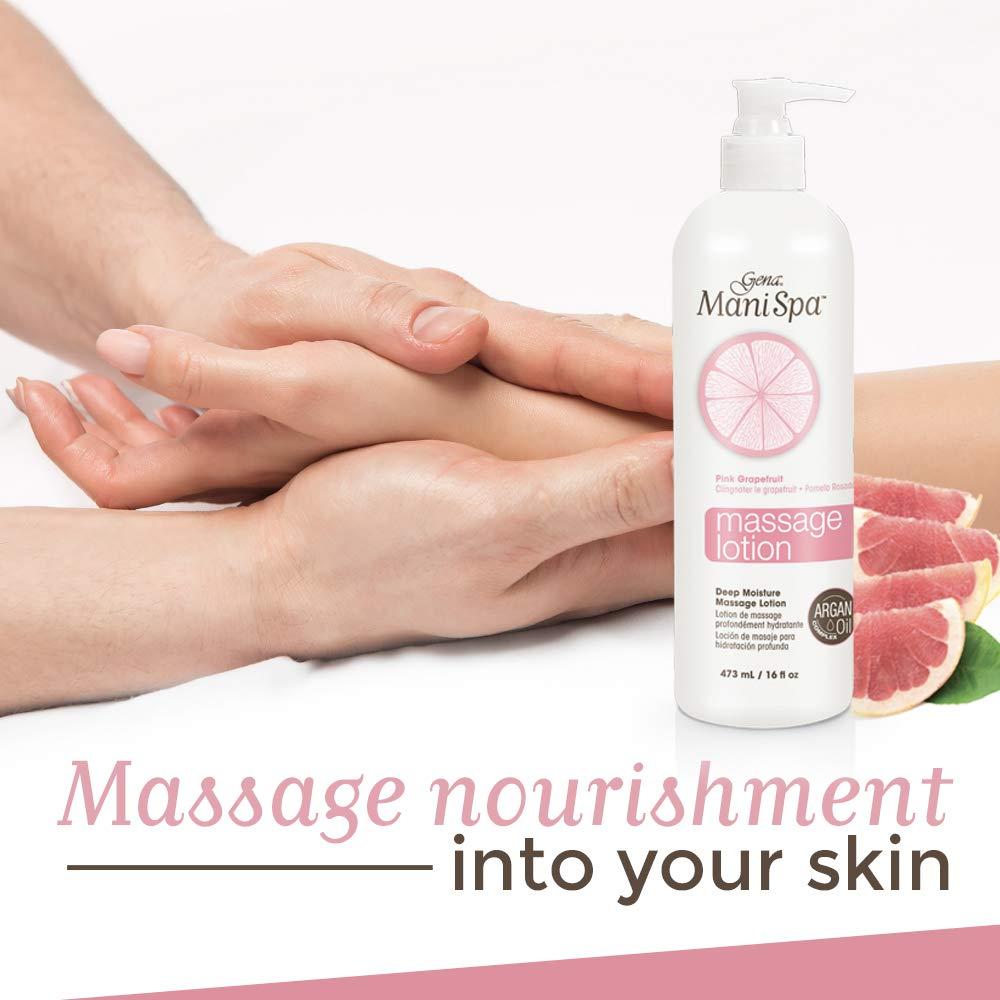 Gena Mani Spa Massage Lotion 16 oz - Deep Skin Moisturizing for Hands ...