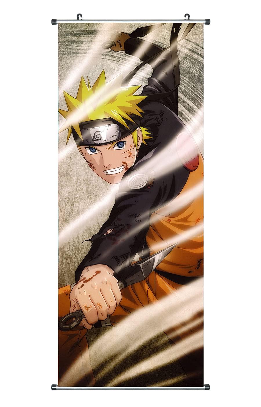 CosplayStudio Large Naruto Roll Picture / Kakemono Fabric Poster 100 x ...