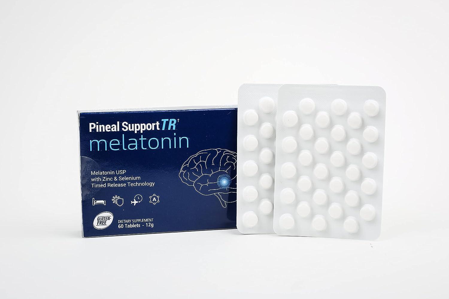 Health Six Melatonin Time Release Supplement with Zinc & Selenium ...