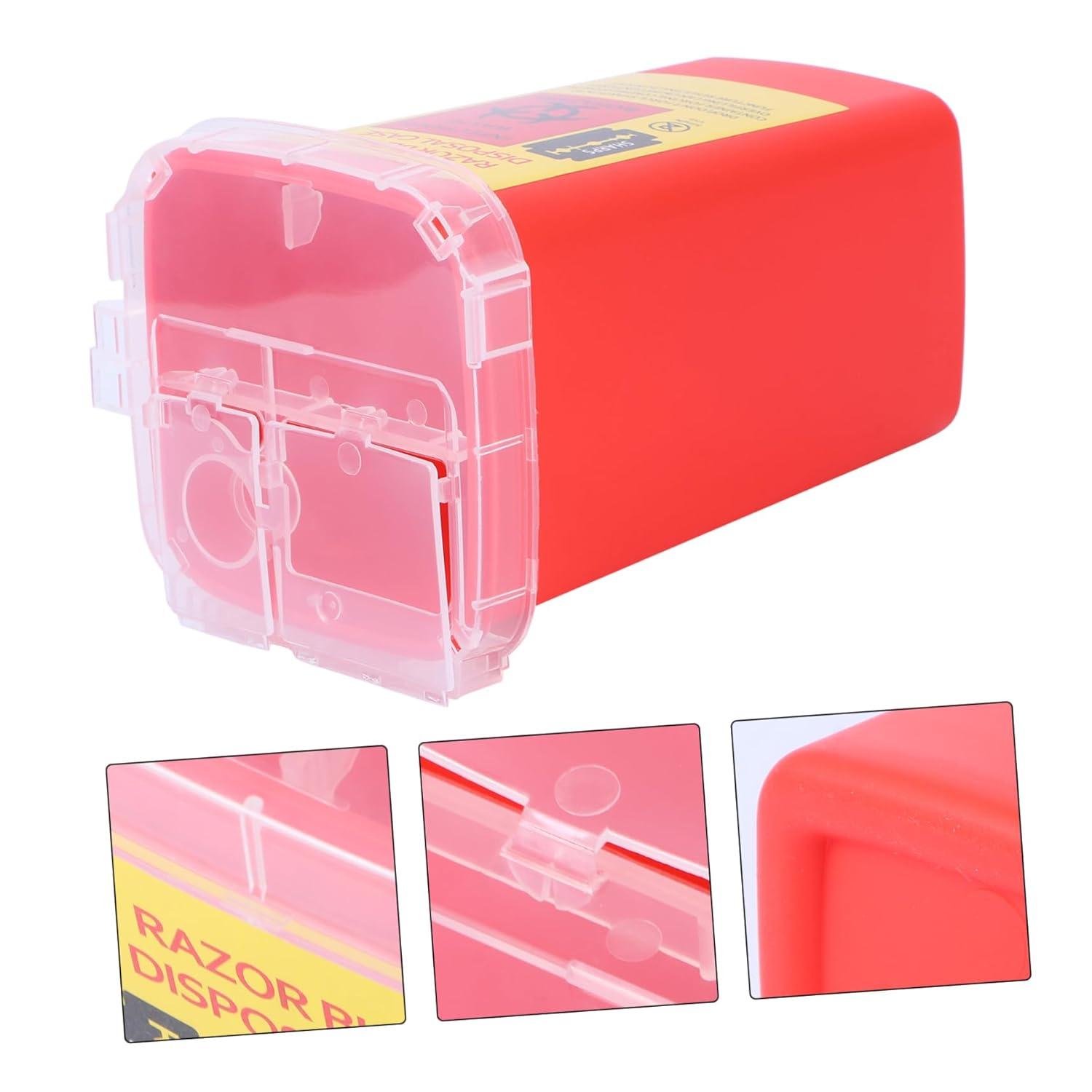Safety Razor Holder & Blade Disposal Container - Healeeved Needle ...