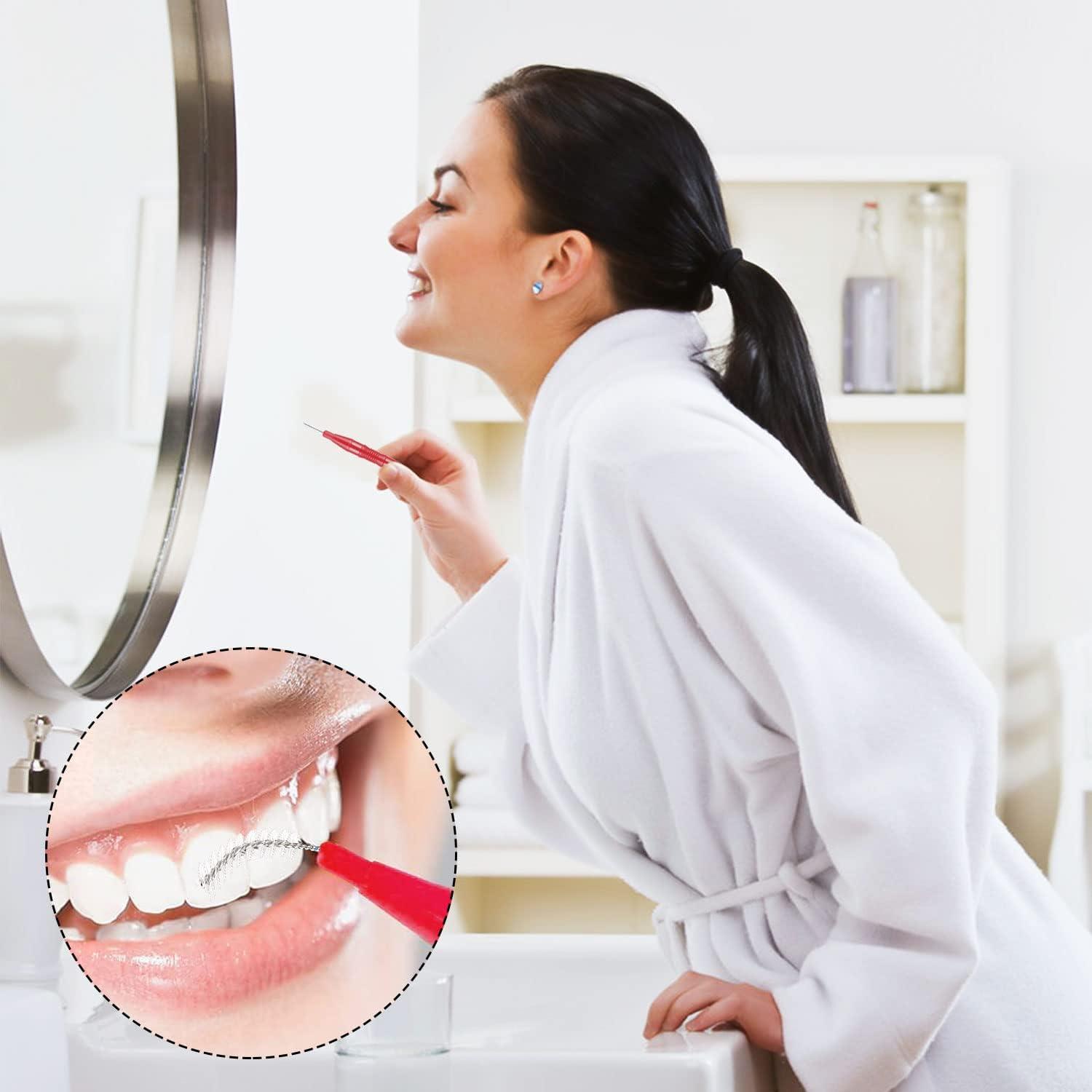 80 Pcs Soft Interdental Brushes for Effective Dental Hygiene - Teeth ...