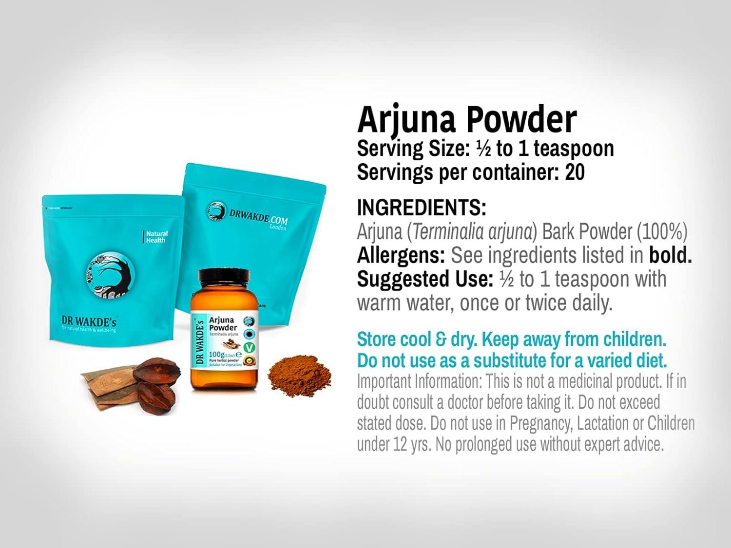 Arjuna Bark Powder (Terminalia arjuna) - 100g (3.5oz)