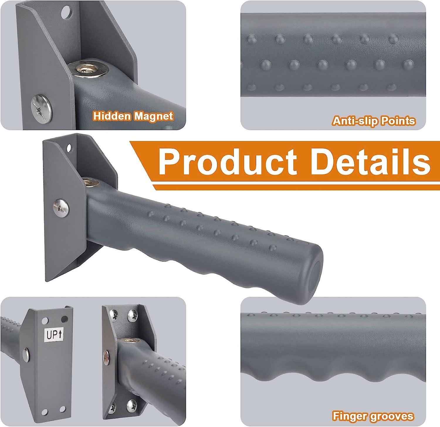 Healvaluefit Flip up Grab Bar for Elderly - Folding Doorway Assist ...