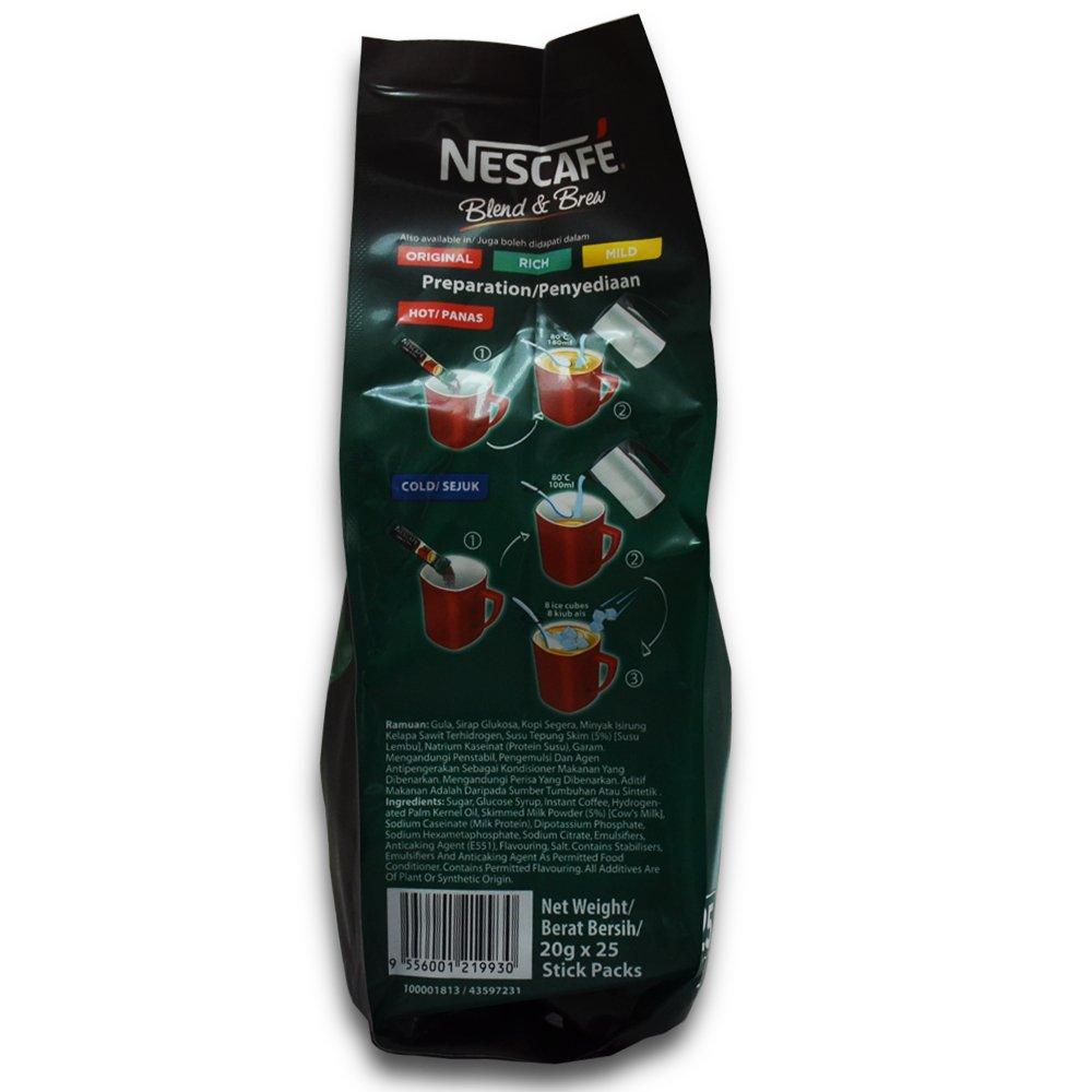 Nescaf 3 in 1 RICH Instant Coffee - Premium Quality Coffee Sticks from ...