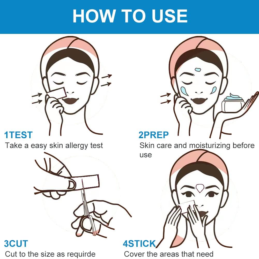 Face Lifting Tape & Anti-Wrinkle Patches - Skin Tightening Solution for ...