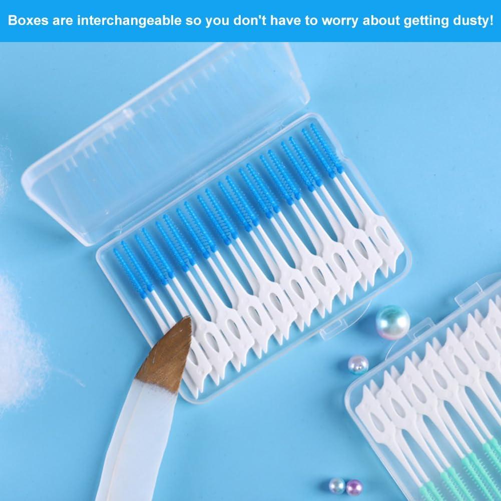 70 Premium Interdental Brushes - Silicone Tooth Cleaner Sticks for ...