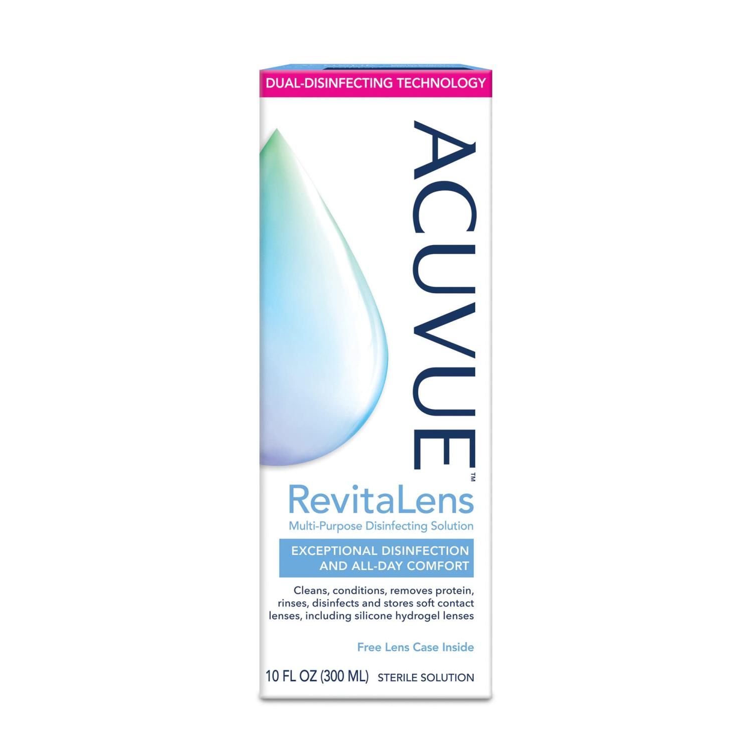 Buy ACUVUE RevitaLens Multi-Purpose Disinfecting Solution 10 oz - Best ...