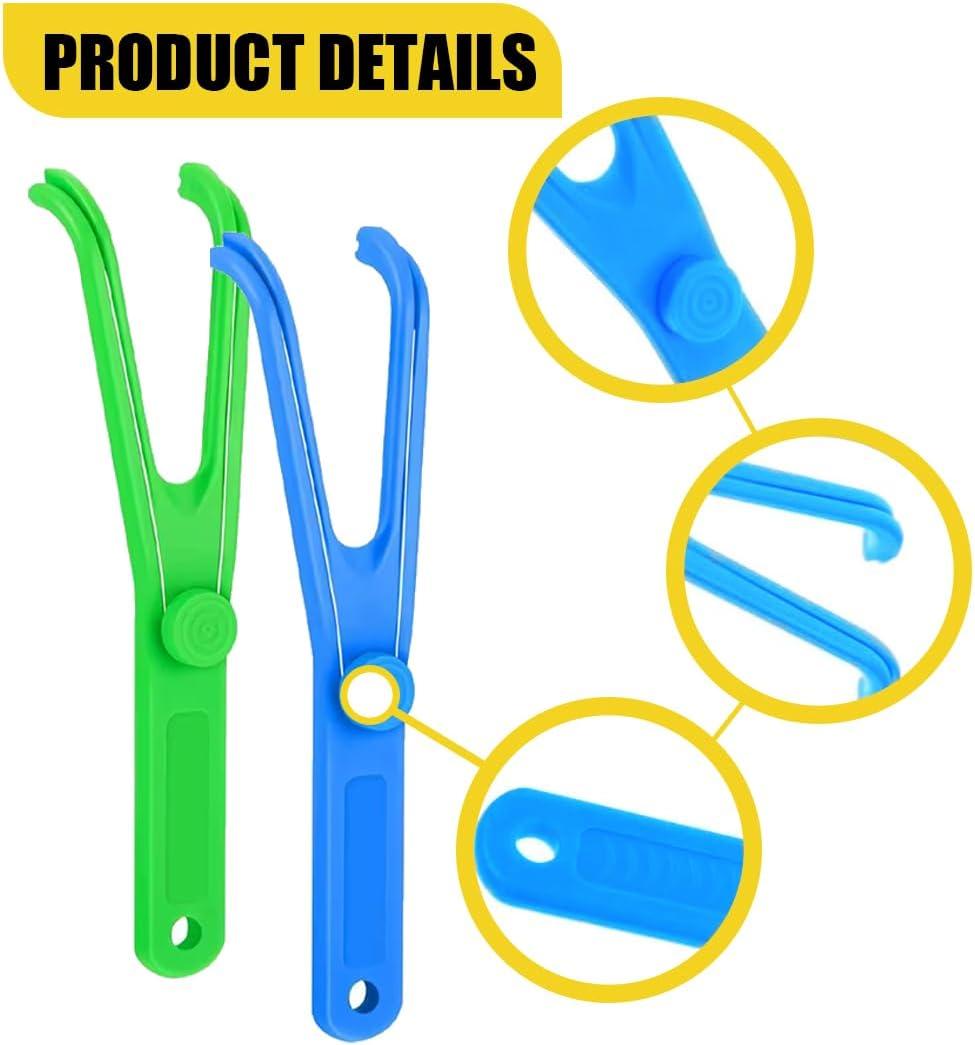 BYXG Dental Floss Holder - 2 Pack Dental Floss Fork for Effective Teeth ...