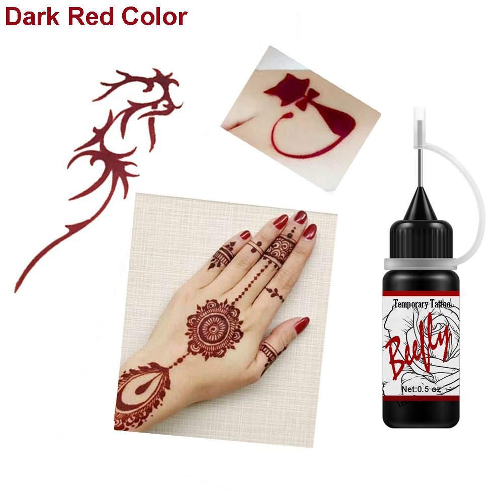 Semi Permanent Temporary Ink Kit - DIY Freehand Ink for Kids, Women ...