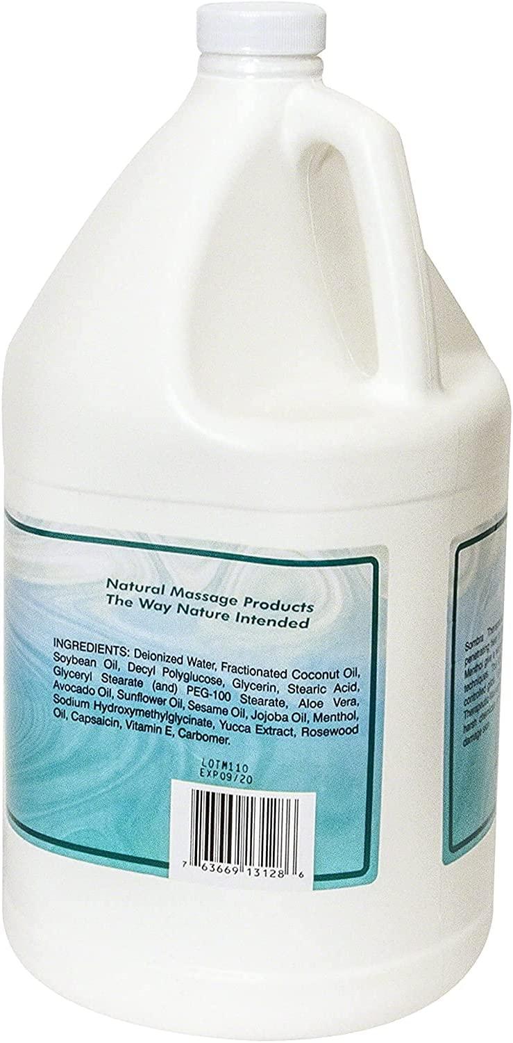 Sombra Natural Massage Therapy Lotion - Gallon Pump for Controlled ...