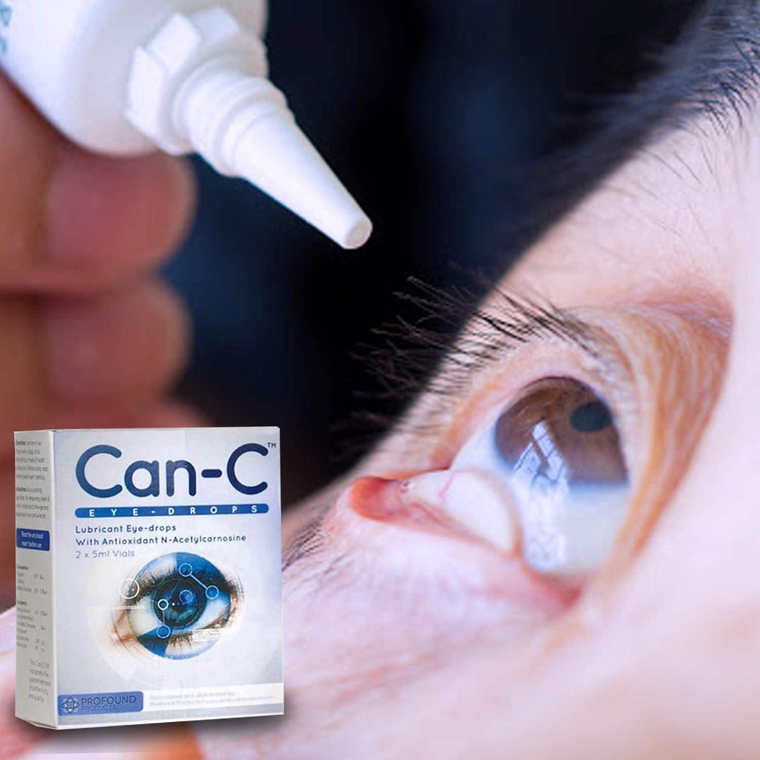 Can-C Eye Drops 5ml Vials (2-Pack) with NAC & L Carnosine - includes ...