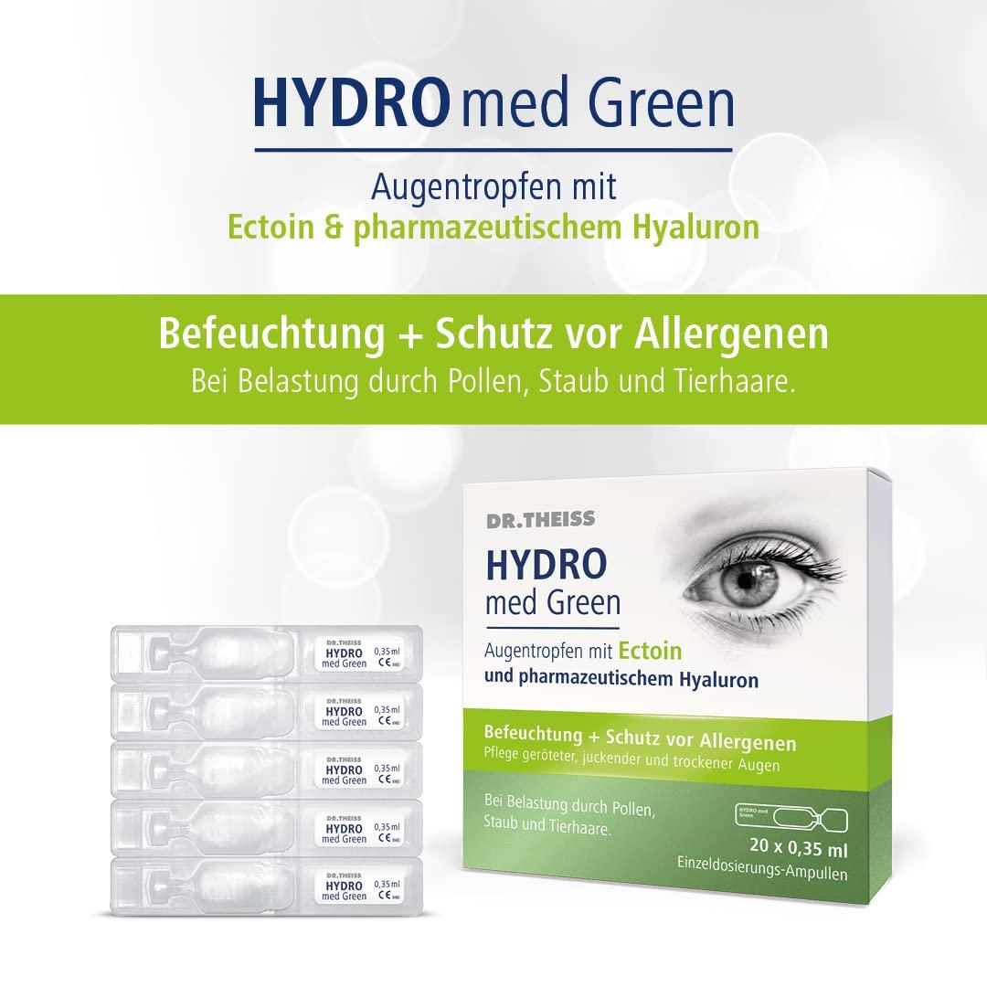 DR. THEISS Hydro Med Green Eye Drops Relief for Itchy Dry Eyes from ...