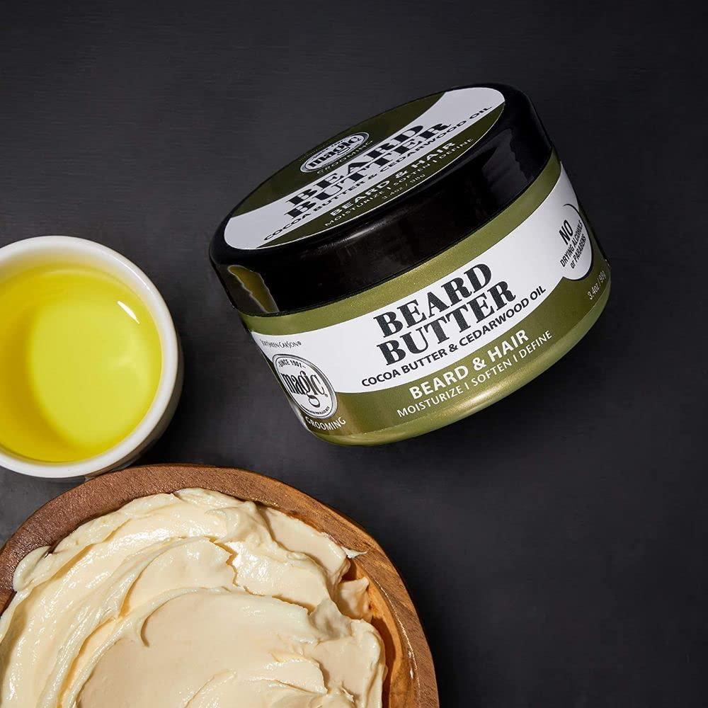Softsheen-Carson Magic Men's Beard Butter with Cedarwood Oil & Cocoa ...