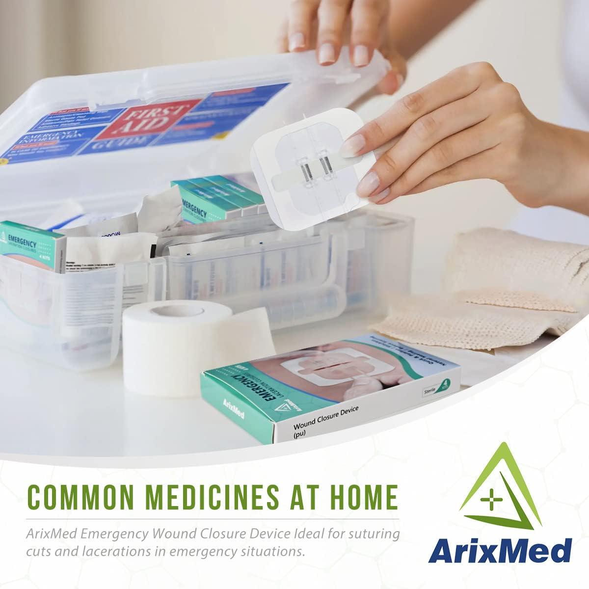 ArixMed Emergency Wound Closure Device - Zip Sutures Butterfly Bandaids ...