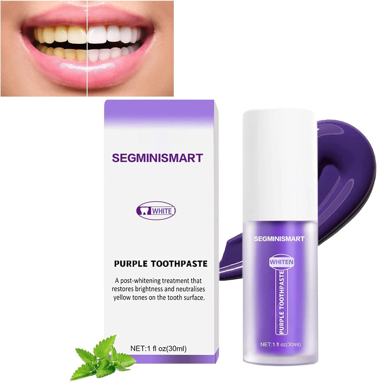 Whitening Toothpaste for Bright White Teeth | Color Correction & Purple ...