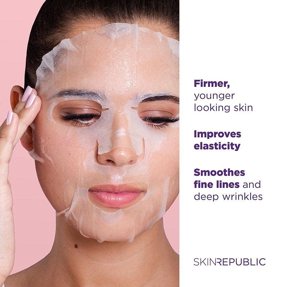 Buy SKIN REPUBLIC Collagen Infusion Face Mask 25ml - Hydrating & Anti ...
