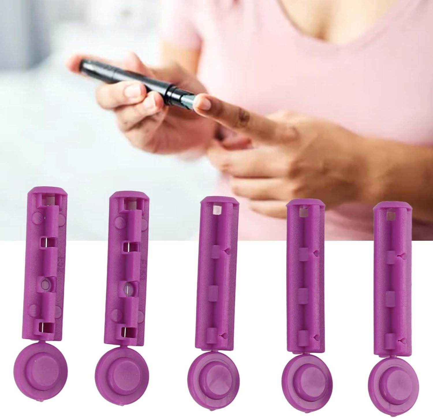 Buy 50 Gauge Lancets for Diabetes Testing - Single Use Diabetic Lancets ...